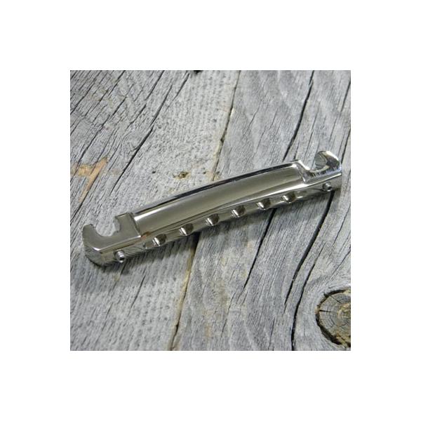 【メール便発送可！！】Montreux 《モントルー》 Light Weight Aluminum Wraparound Tailpiece Nickel ver.2 「商品番号：8520」 テールピース