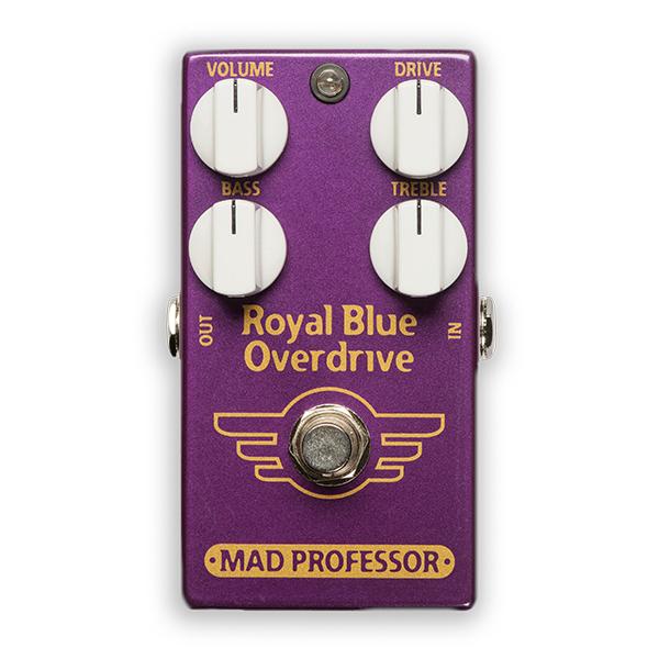 ROYAL BLUE OVERDRIVE FACRoyal Blue Overdrive (RBO) は、軽いオーバードライブからディストーションまで、そしてディストーション・ノブがミニマム設定のときには EQ を搭載したブースターとしても...