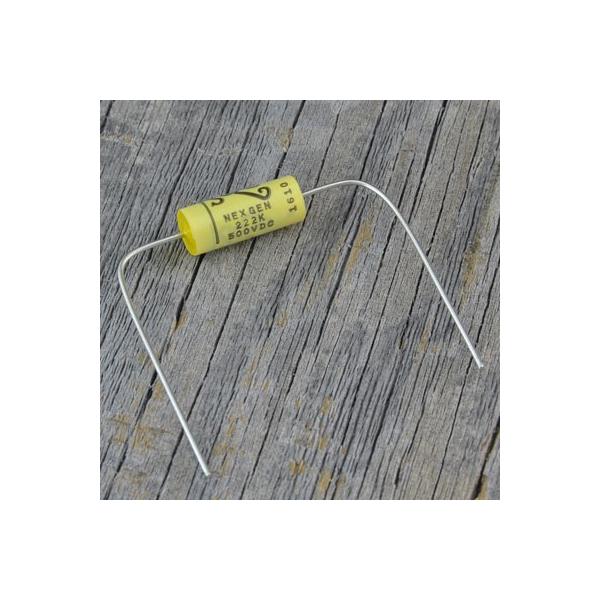 Sozo Capacitors 《ソーゾー・キャパシターズ》 Sozo, NextGen Yellow Mustard Vintage 0.0022uF 500V [商品番号 : 3761] コンデンサ