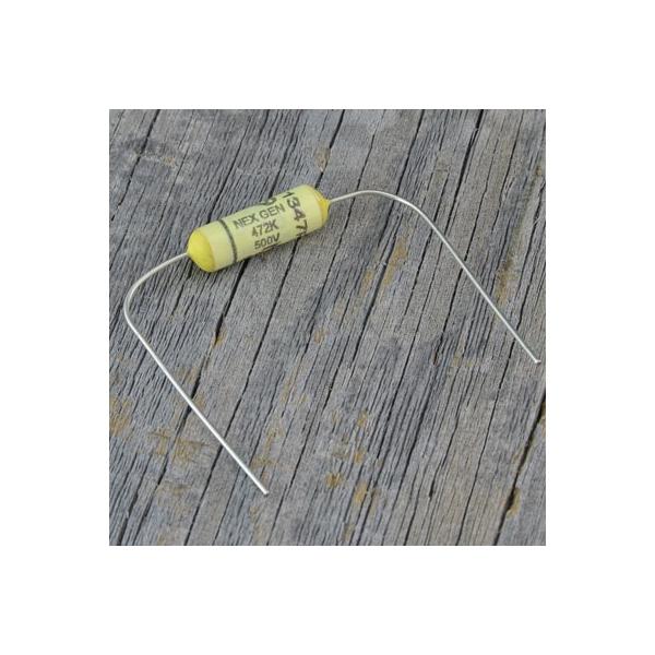 Sozo Capacitors 《ソーゾー・キャパシターズ》 Sozo, NextGen Yellow Mustard Vintage 0.0047uF 500V [商品番号 : 3762] コンデンサ