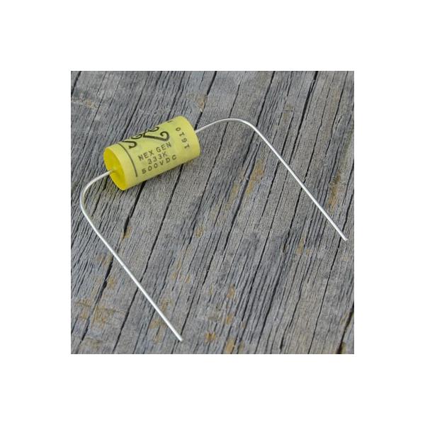 Sozo Capacitors 《ソーゾー・キャパシターズ》 Sozo, NextGen Yellow Mustard Vintage 0.033uF 500V [商品番号 : 3765] コンデンサ