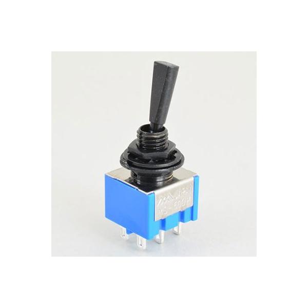 【メール便発送可！！】Montreux 《モントルー》 Mini Switch 6P ON-OFF-ON Black [商品番号 : 9555] ミニスイッチ【モントルー 9555 スイッチ】