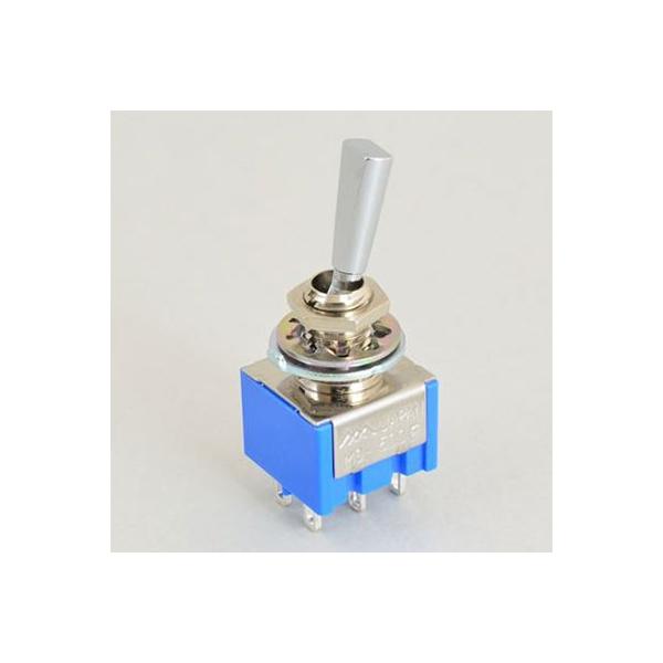 【メール便発送可！！】Montreux 《モントルー》 Mini Switch 6P ON-ON Chrome [商品番号 : 9552] ミニスイッチポ【モントルー 9552 スイッチ】