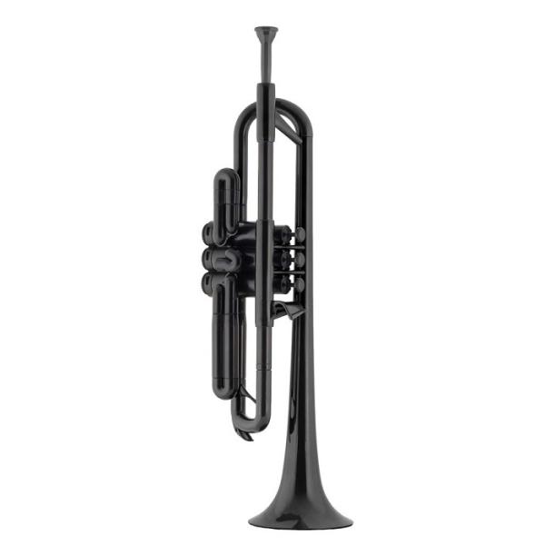pInstruments pTrumpet (ピー・トランペット) Black　プラスチック製B♭トランペット【気軽に始められお子様にもオススメ♪】