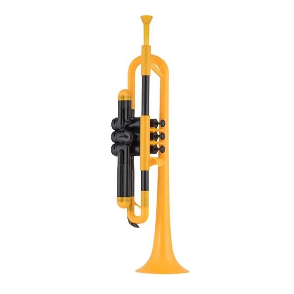 pInstruments pTrumpet (ピー・トランペット) Yellow　プラスチック製B♭トランペット【気軽に始められお子様にもオススメ♪】