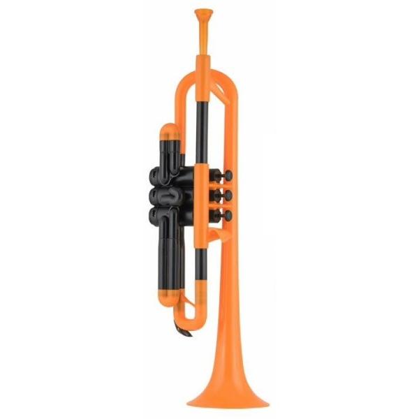 pInstruments pTrumpet (ピー・トランペット) Orange　プラスチック製B♭トランペット【気軽に始められお子様にもオススメ♪】