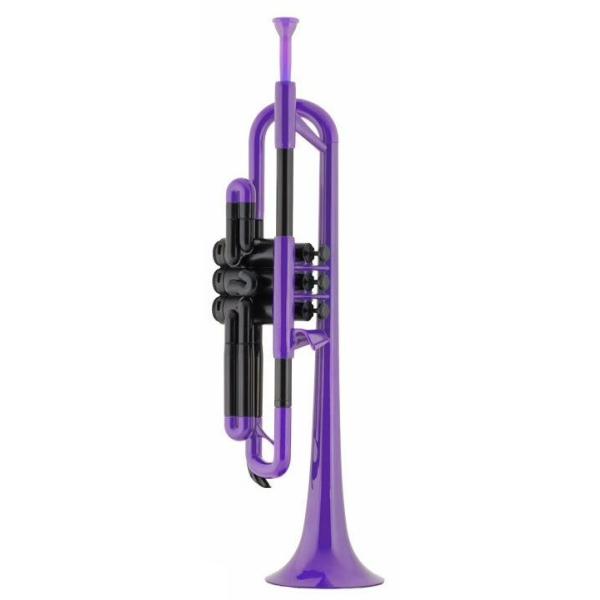pInstruments pTrumpet (ピー・トランペット) Purple　プラスチック製B♭トランペット【気軽に始められお子様にもオススメ♪】