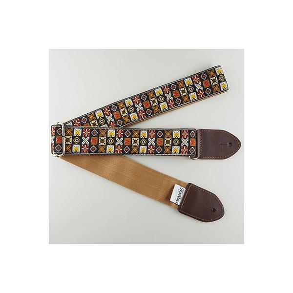 【メール便発送可！！】HipStrap ヒップストラップ Woodstock brown [商品番号 : 3851] ストラップ【アルゼンチンのメーカーで70年代当時のミュージシャン達が愛用していたスペックを再現♪】