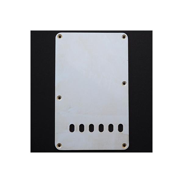 【メール便発送可！！】Montreux モントルー USA Tremolo backplate WHITE 1PLY 1.6mm relic [商品番号 : 9640] バックプレート【ストラト用バックプレート♪】