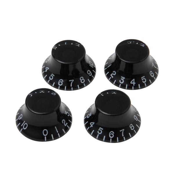 PRHK-010Top Hat Knobs (Black)(4 pcs.)ギブソン純正のトップハットスタイル・ノブは、多くのヴィンテージギターや近年のギブソンギターに搭載されているノブと同様です。ヴィンテージギターの修復や紛失したノブの代用...