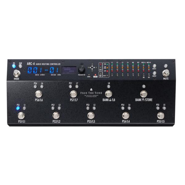 ARC-4AUDIO ROUTING CONTROLLERフットスイッチ クリック有りFREE THE TONEルーティング・コントローラーのフラッグシップモデルARC-3がARC-4として生まれ変わりました。複雑化するシステムに対応するた...