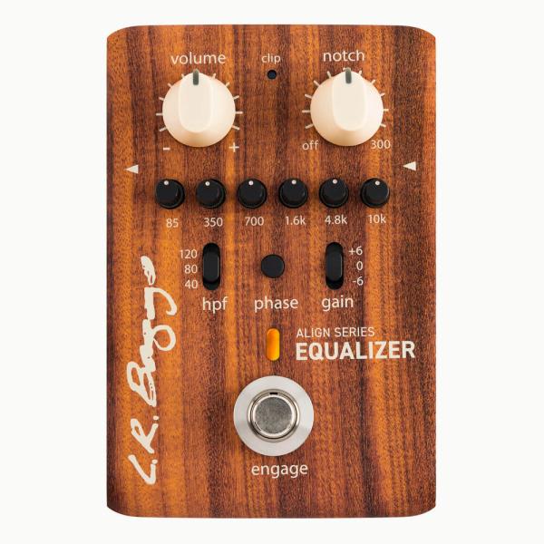 EQUALIZER Align Series Acoustic Pedals６バンドEQ＆ノッチフィルター定評ある Para Acoustic DI の回路に基づいて設計された EQUALIZER は、当社独自の高グレード FET ゲインス...
