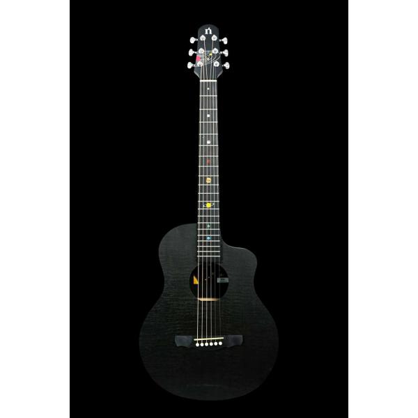 どこへでも持っていきやすいミニギターNatasha Guitar Black Hole MiniがピックアップL.R.Baggs Element Bronze VTCをサービス&amp;数量限定特価にて大放出！！ソーラーシステムシリーズのB...