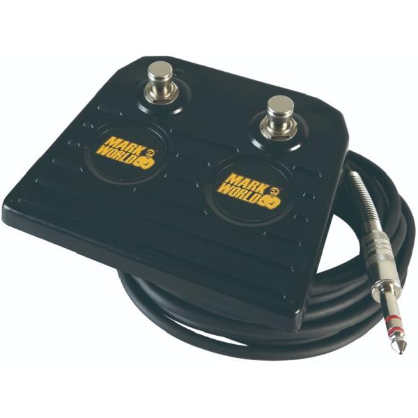 MARKBASSのデュアルフットスイッチ。対応機種・DV MARK： DV 40 II, Maragold heads,DV40 112, DV 40 212 combos・Markbass： Big Bang, Combo 121 Lit...