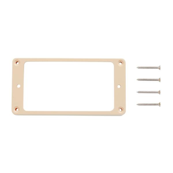 PRPR-025Bridge Pickup Mounting Ring Creme PlasticABSプラスチック製のフルサイズのブリッジポジション・ハムバッカー・ピックアップ・リングです。多くのヴィンテージギターや近年製造のギブソンギタ...