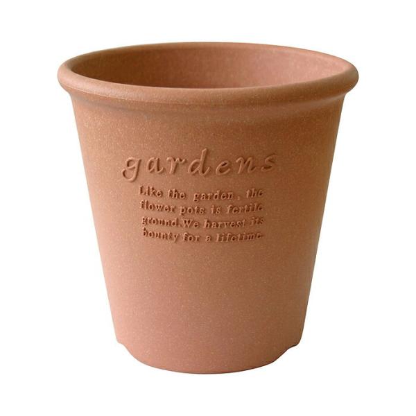 シンプルでスタンダードな長鉢タイプ。■商品形態：植木鉢6号■サイズ:直径18.5ｃｍ　高さ18.5ｃｍ■容量：2.7リットル■材質：ポリプロピレン（木粉入り）鉢色：グレー・素焼き・ネイビーポリプロピレン（古紙入り）鉢色：マスタード・ホワイト...