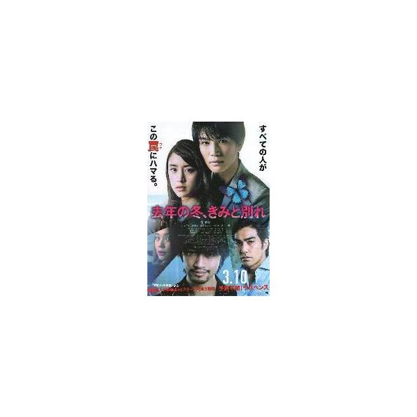 映画チラシ／ 去年の冬、きみと別れ(岩田剛典、山本美月、斎藤工）Ｂ　5人