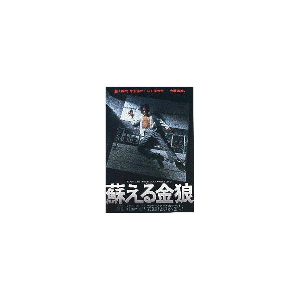 映画チラシ／ 蘇える金狼　（松田優作）　　全体に線状しわ　東映パラス