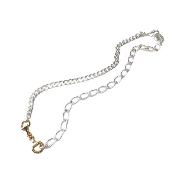 スノーマン目黒蓮さん着用モデル　アティース・アシンメトリービットチェーンネックレス商品番号 AN-BIT1