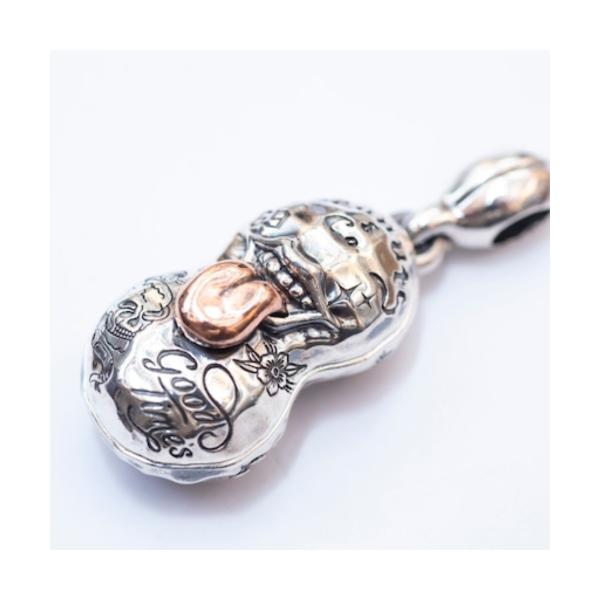 ピーナッツ＆カンパニー・ベロタトゥーピーナッツ・Sサイズ・シルバー×K10ゴールド商品番号 BERO TATOO PEANUTS 　silver ×K10PGold Ssize