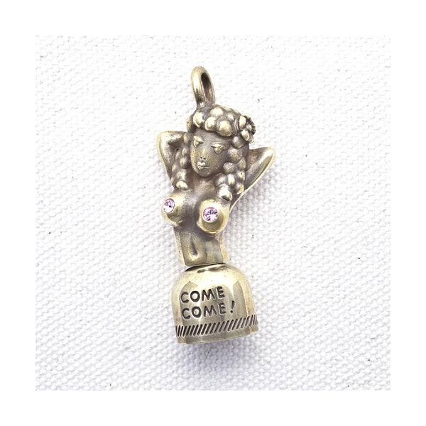 ピーナッツ＆カンパニー・カムカムベルキーホルダー・ブラス。商品番号 COME COME BELL/Brass