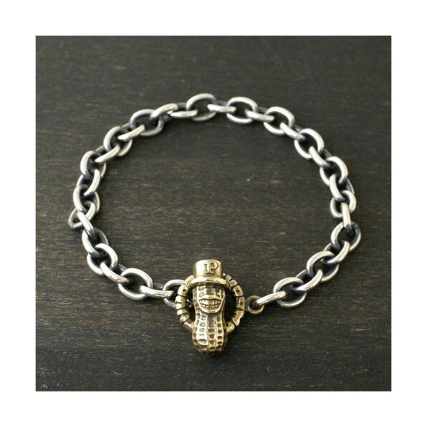 ピーナッツ＆カンパニー・当店限定チェーンブレスレット・ブラス。商品番号 PEANUTS BRACELET CHAIN/Brass