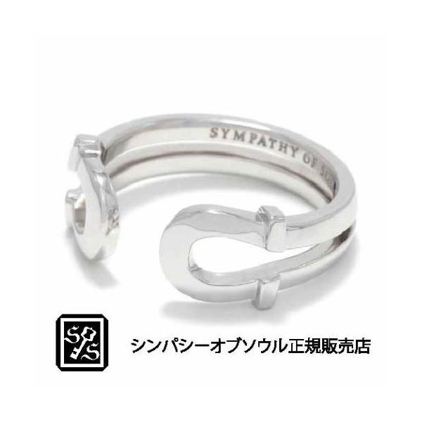 シンパシーオブソウル・ダブルホースシューリング・S・シルバー商品番号 R2102SP