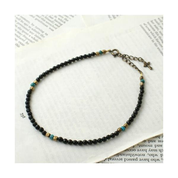 ヴァンティーク・アンクレット・オニキス。2004年に生まれた、ビンテージをメインテーマにしたハンドメイドアクセサリーVantique （ヴァンティーク）。ブランド名は（Verse + Antique 詩的要素を持つアンティーク）より由来して...