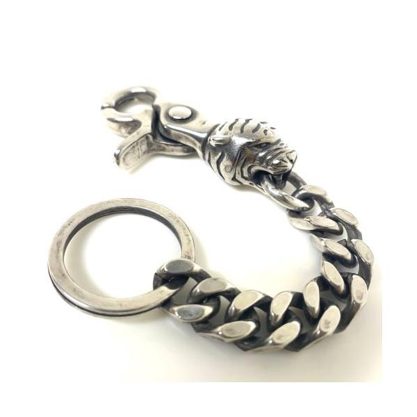 ヴィンズ・ナスカンキーホルダー・ロング・タイガー・シルバープレイティング商品番号  #VK-22 SVP