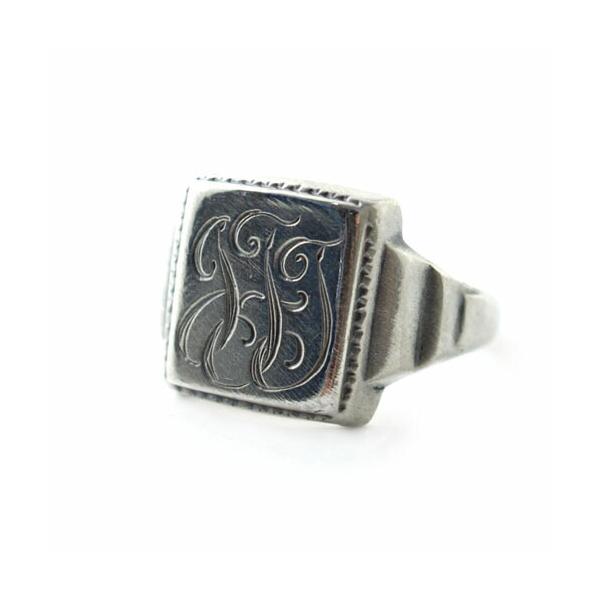 ヴァンティーク・シグネットリング・JFT商品番号 VR-SGT-JFT