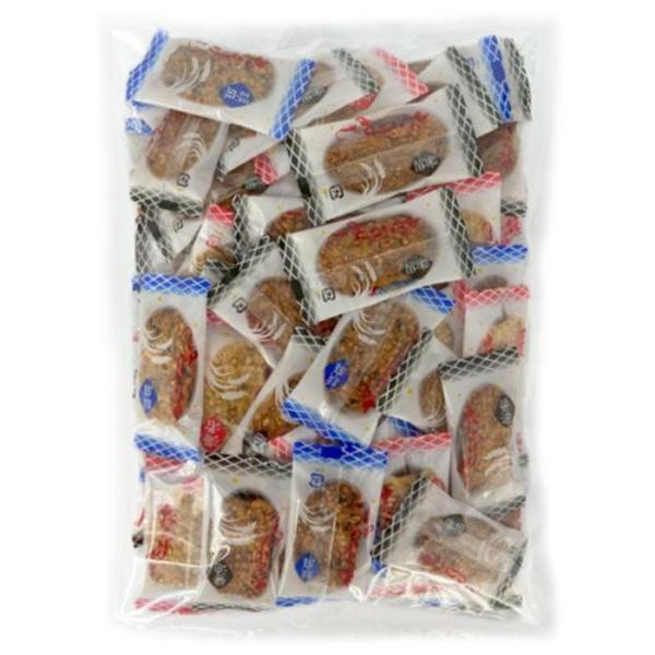 おこげをイメージしてとても香ばしく仕上げました 。（醤油味、胡麻味、海老味）