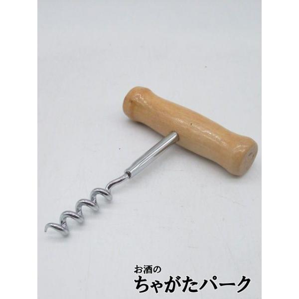 リーズナブルでシンプルなコルク抜きです。長さ10.5cm／〈ハンドル〉木〈スクリュー〉鉄（クロームメッキ）20200120200111バレンタインデー ホワイトデー 母の日 父の日 お中元 御中元 敬老の日 ハロウィン お歳暮 御歳暮 クリ...