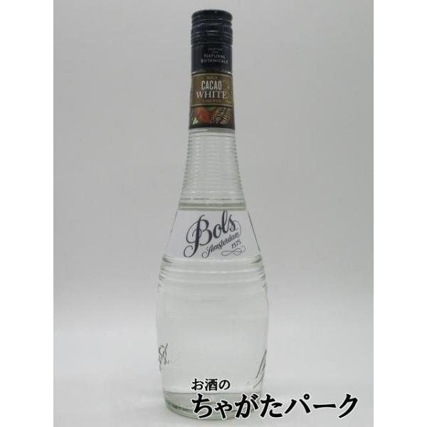 焙煎したカカオ豆を蒸留してつくったカカオリキュールです。繊細なカカオの香りと透明な液色が特徴です。【ＢＯＬＳ　ＣＡＣＡＯ　ＷＨＩＴＥ】登録日：20260228