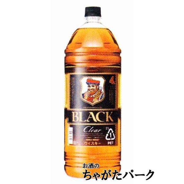 ３７度　４０００ミリ　ウィスキーそのものも味を感じながら、肩肘張らずに気軽に飽きのこない味わいを楽しめます。ノンピートモルト由来の麦芽によるほのかな甘さと、熟成によるまろやかさが口に広がります。【NIKKA BLACK NIKKA CLEA...