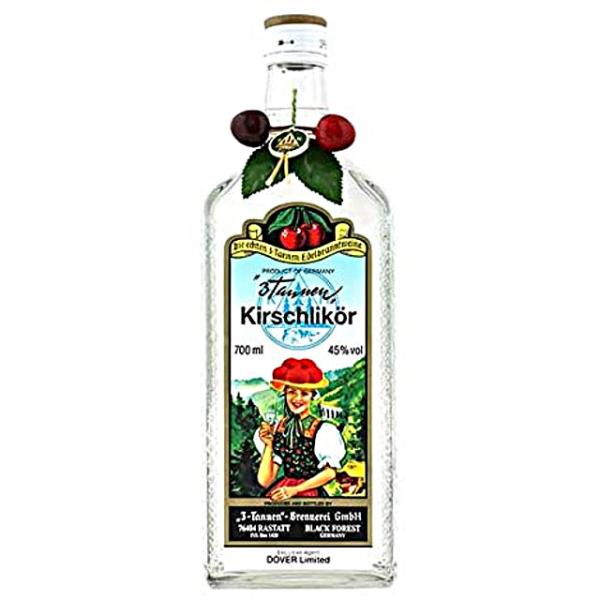 ４５度　７００ミリ世界最高峰のキルシュワッサーとして有名。チェリーの収穫時期だけ限定製造の精神は間も変わらず、拡大主義を取らず、品質の評価を最大の誇りとしています。重厚で深い風味は、他社の追従を許しません。華麗なクリステル調ボトルと、シュヴ...