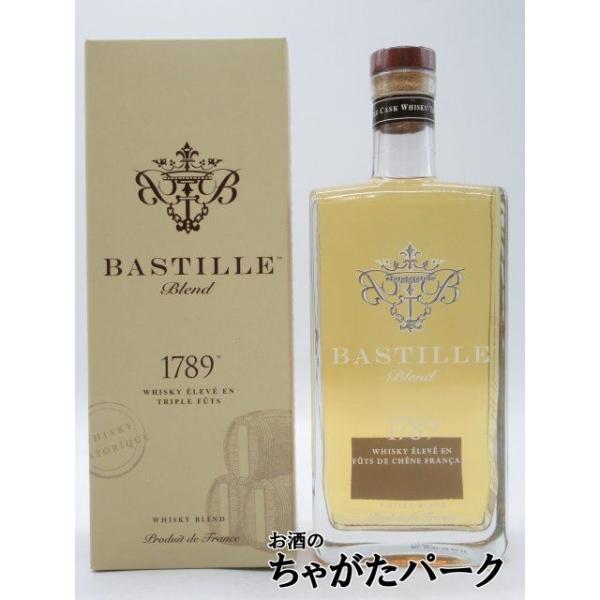 フランス、コニャック地方で作られるハンドクラフトのブレンデッドウイスキー。モルト20％、グレーン80％。オーク、アカシア、サクラなどの樽で熟成。【BASTILLE】ウイスキーバレンタインデー ホワイトデー 母の日 父の日 お中元 御中元 敬...