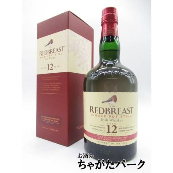 ミドルトン蒸留所のピュア・ポット・スティルで３回蒸留された原酒を１２年間熟成。シェリー樽由来のまろやかさ、重厚な味わいの逸品。グレーン・ウィスキーはブレンドされていません。レッド・ブレスト（赤い胸）とはヨーロッパ・コマドリの意味。【ＲＥＤＢ...