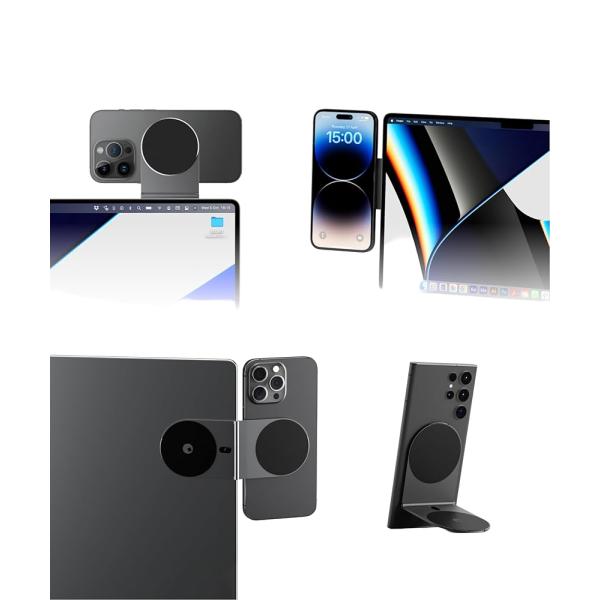 「商品情報」「主な仕様」【スイス発・世界で高く評価されるブランド】Rolling Squareが誇る高品質マグネットホルダー。洗練されたアルミニウム素材で、見た目の美しさと耐久性を両立し、長期間ご愛用いただけます。【MagSafe対応＆強力...