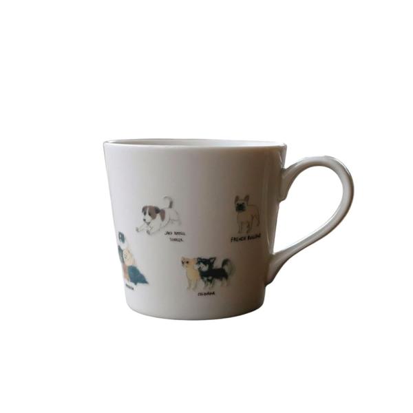 「商品情報」「主な仕様」台湾発のおしゃれなマスクブランドJIUJIU様と大人気ペットイラストレーター　sakio氏とのコレボレーション商品です。45度以上の温かい飲み物を入れていただくと、黒のシルエットから可愛らしいゆる犬たちが浮かび上がっ...