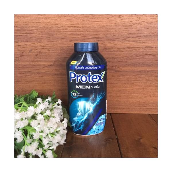 【商品】プロテックス　Protex　For Men Sportサイズ：幅約7cm　高さ16cm容量：140ｇ海外製品です。皮膚の敏感な方、神経質な方などのご購入はお控えください。クールでさわやかなクーリングパウダー、極限の冷却力をあなたの肌...