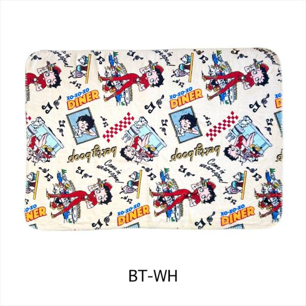 もこもこ、ふわふわで気持ちいぃフリースブランケットです総柄のベティちゃんが、とっても可愛い1枚です！寒いお部屋やオフィスでも大活躍！軽くて温かく、赤ちゃんの防寒対策やアウトドアイベントにも最適です！ソファーの上に無造作に置いてあってもかわい...