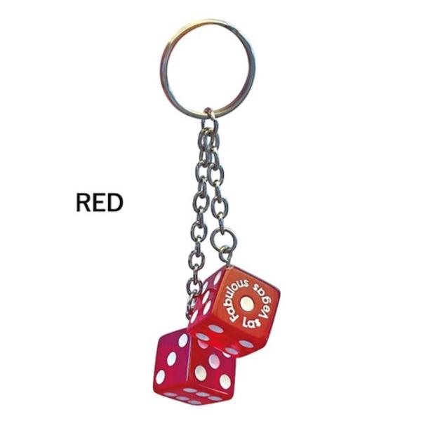 ラスベガスのダイスキーチェーンラスベガスのカジノで使用されるデッドストックのダイスが付いたキーリングです。定番のデッドストックREDに加えJapan Whiteとお土産で人気のGlow In The Darkがございます♪車や家の鍵等に付け...