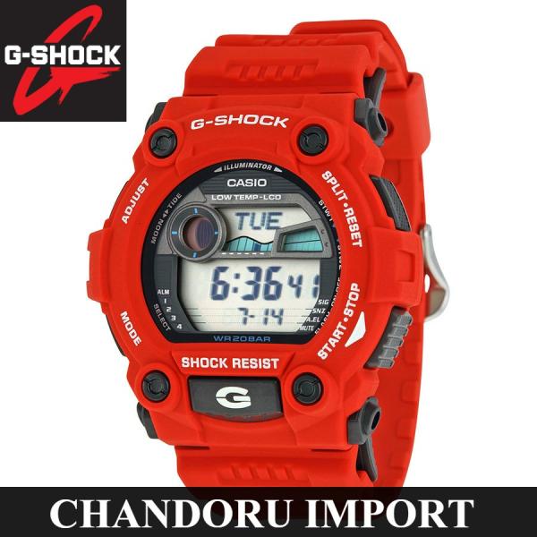G-SHOCK CASIO Gショック ジーショック カシオ レッド G-7900A-4 :CASIO-G-7900A-4:CHANDORU ...