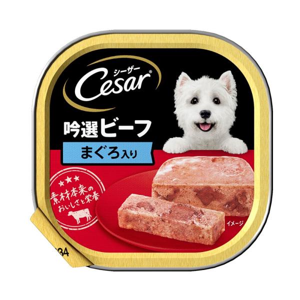 メーカー：マース ドックフード　ペットフード　レトルト　犬　いぬ　犬フード　犬用ウェットフード　犬の餌　犬のエサ　餌　えさ　アダルト　牛肉　肉　魚　フィッシュ　ツナ　マグロ　Ｃｅｓａｒ　白い犬　ウェスティ　ウエストハイランドホワイトテリア　...