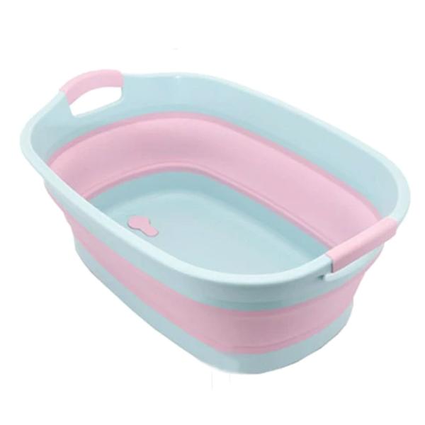 メーカー：伊勢藤 ＳＯＦＴ　ＴＵＢ　ＷＩＤＥ　ソフトタブワイド　２３Ｌ　ピンク　日用品　バスタブ　お風呂　水遊び　ペットバス　犬用品　猫用品　洗濯カゴ　おもちゃ入れ　収納　柔らかい　やわらかい　バスケット　漬け置き　つけおき　コンパクト　折...