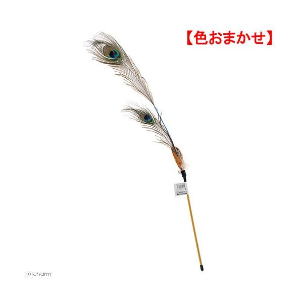 メーカー：プラッツ _neko　プラッツ　アニマルエッグ　フォーキャット　マジカルスティック　クジャク　4979007815725　20190604　ｋｓｚｋ　孔雀　羽根　羽　リアルフェザー　猫　猫じゃらし　ネコ　おもちゃ　opa2_cho...