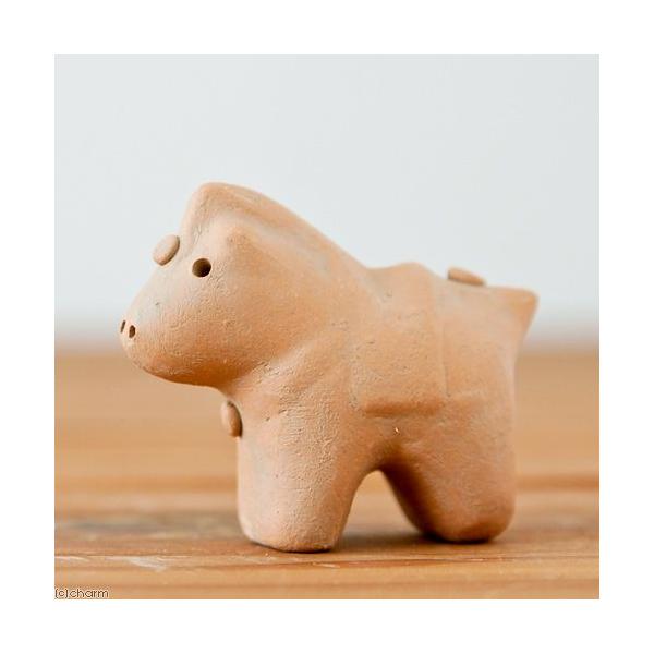 _aqua　_gardening　金魚・メダカ　インテリア・雑貨　ガーデニング　マスコット　埴輪　はにわ　置物　円筒埴輪　馬　素焼き　高さ４．５ｃｍ　ＫＥＺ　20130411　aqahaniwa1304　_interior　haniwa_m...