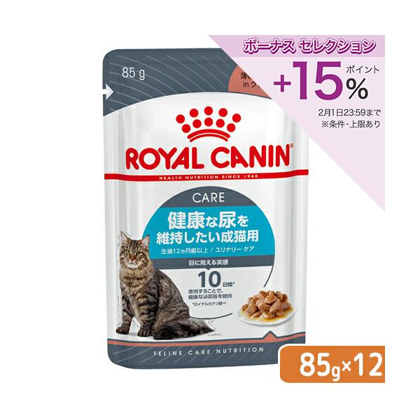 メーカー：ロイヤルカナン ロイヤルカナン　ＦＨＮ-ＷＥＴ　ユリナリーケア　健康な尿を維持したい成猫用　生後１２ヵ月齢以上　８５ｇ　１２袋　正規品　9003579000366　2250001627937　猫　ねこ　ネコ　猫用　ねこ用　ネコ用　...