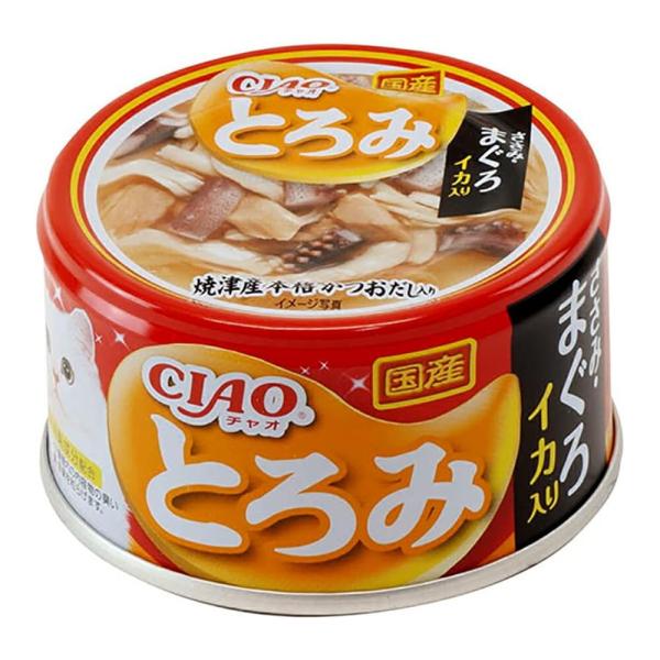 メーカー：いなば ciao_toromi　猫フード　猫　エサ　フード　ウェットフード　ゼリー　ＣＩＡＯ　とろみ　ささみ・まぐろ　イカ入り　８０ｇ　20120606　ＤＫ　いなば　muryotassei_99　_neko　inbp5bai09...