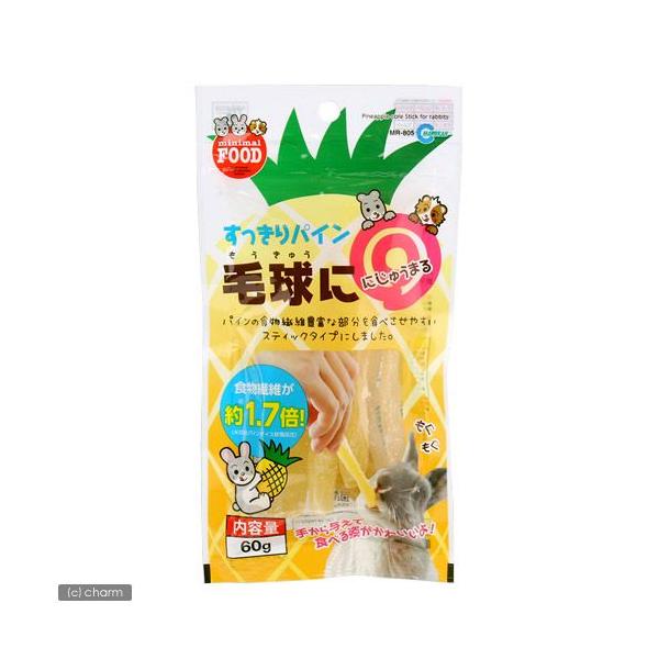 メーカー：マルカン _animal　小動物　うさぎ　ハムスター　リス　モルモット　チンチラ　おやつ　マルカン　すっきりパイン　60g　20120418　TNK　鳥　餌　えさ　opa2_choku　fruit_pine　毛球ににじゅうまる　ス...